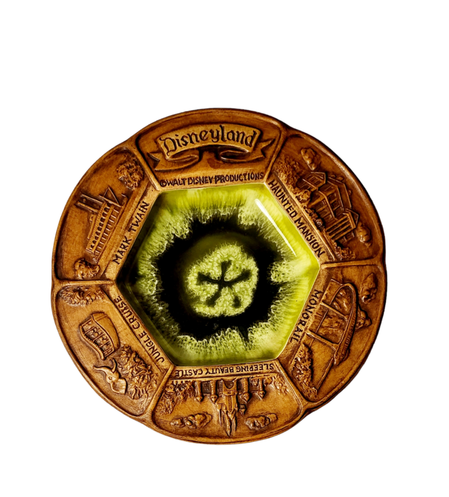 Souvenir Walt disney bord/asbak van treasure Craft, jaren 1970, - Inventio